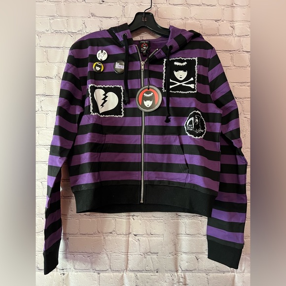 Dolls Kill | Tops | Emily The Strange Cat Ear Zip Up Hoodie Dolls Kill ...